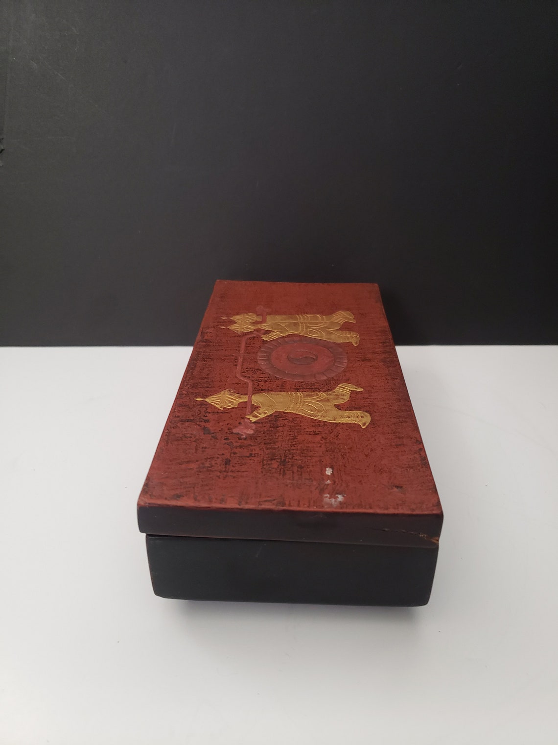 Vintage Signed Vietnamese Lacquer Box | Etsy