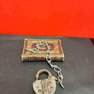 Antique 4 Inch CPR Lock and Chain — as is — No Key - Etsy