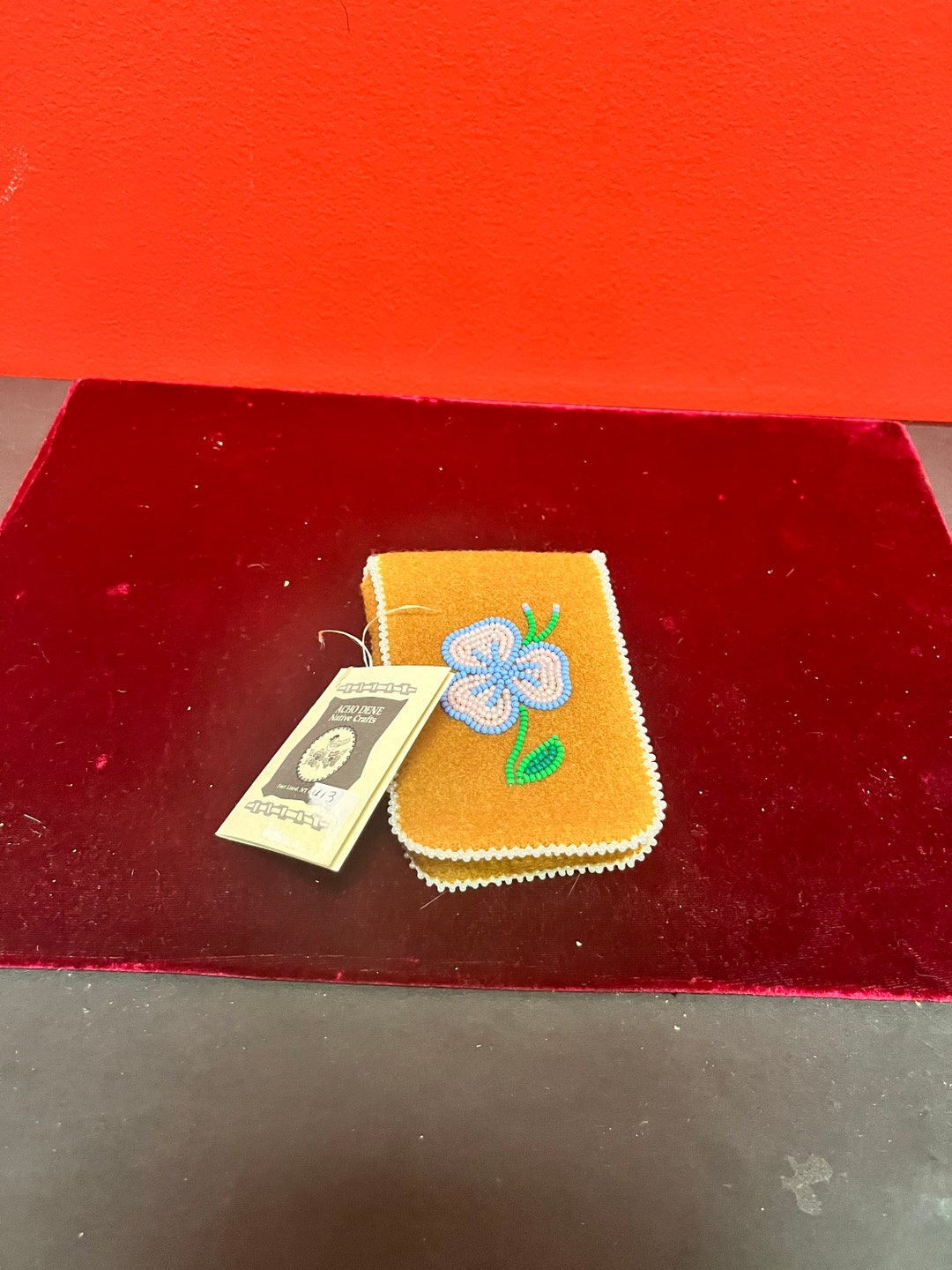 5 Inch Indigenous First Nations Beaded Leather Pouch - Etsy