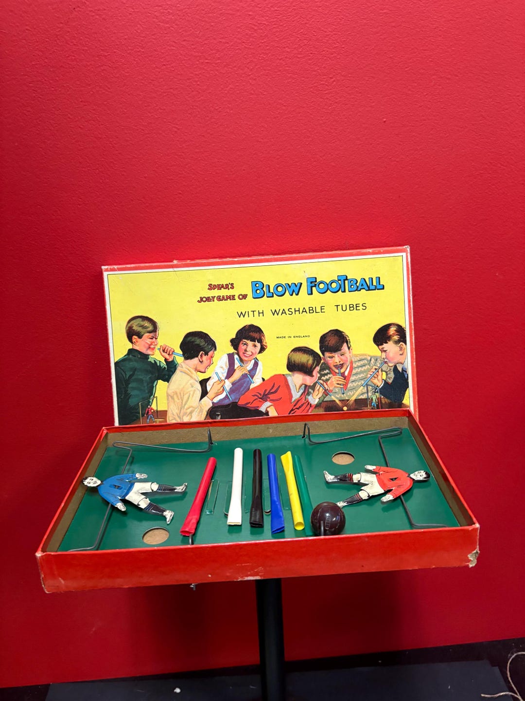 1950’s English Blow Football Soccer Game in Original Box — Great ...