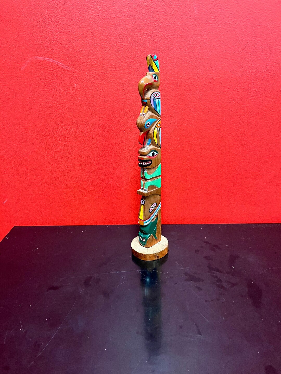 Stunning Antique 14 Inch Tall Well Detailed Indigenous, First Nations ...