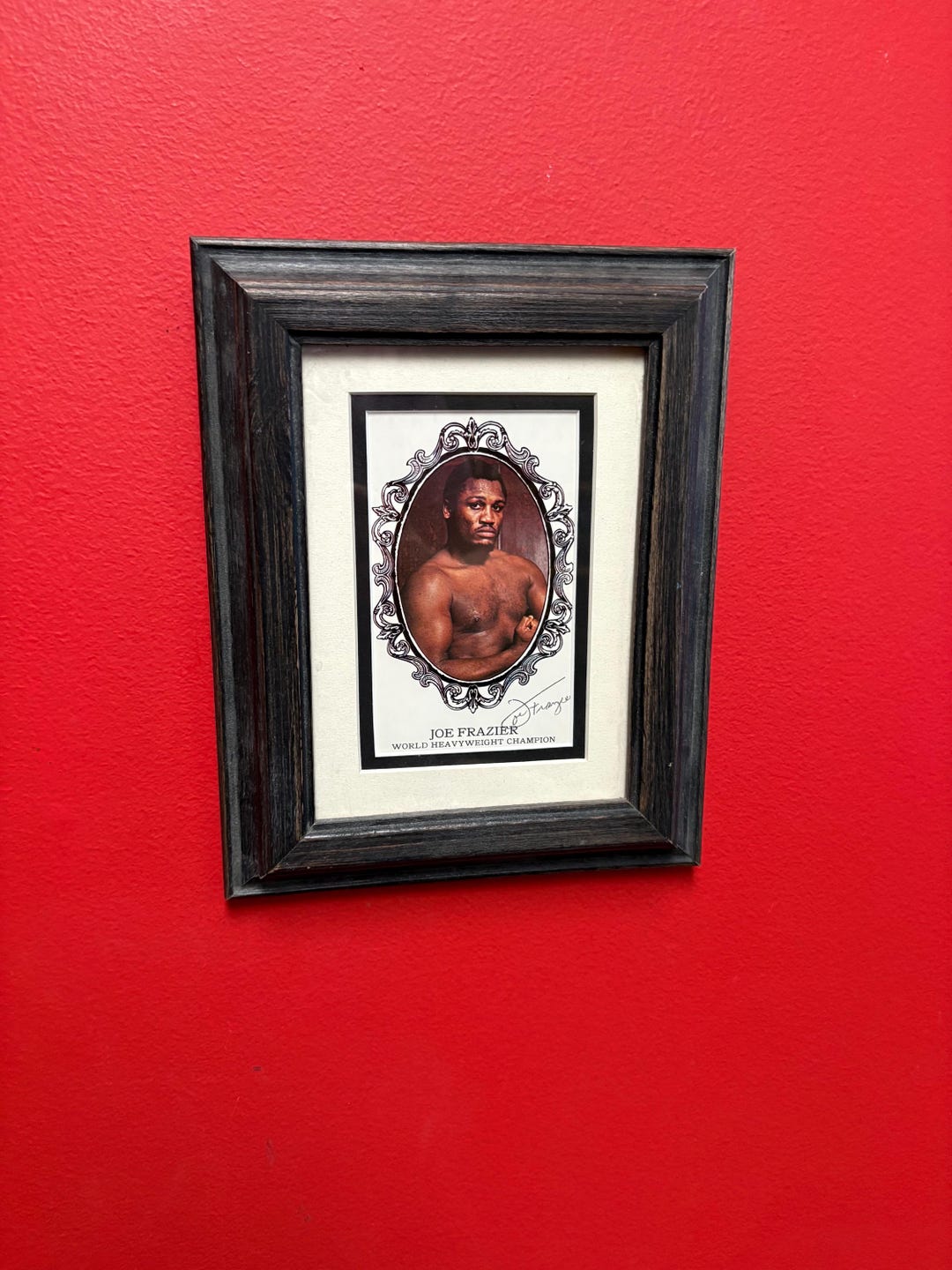 Amazing Authentic Joe FRAZIER World Heavyweight Champion Signed ...