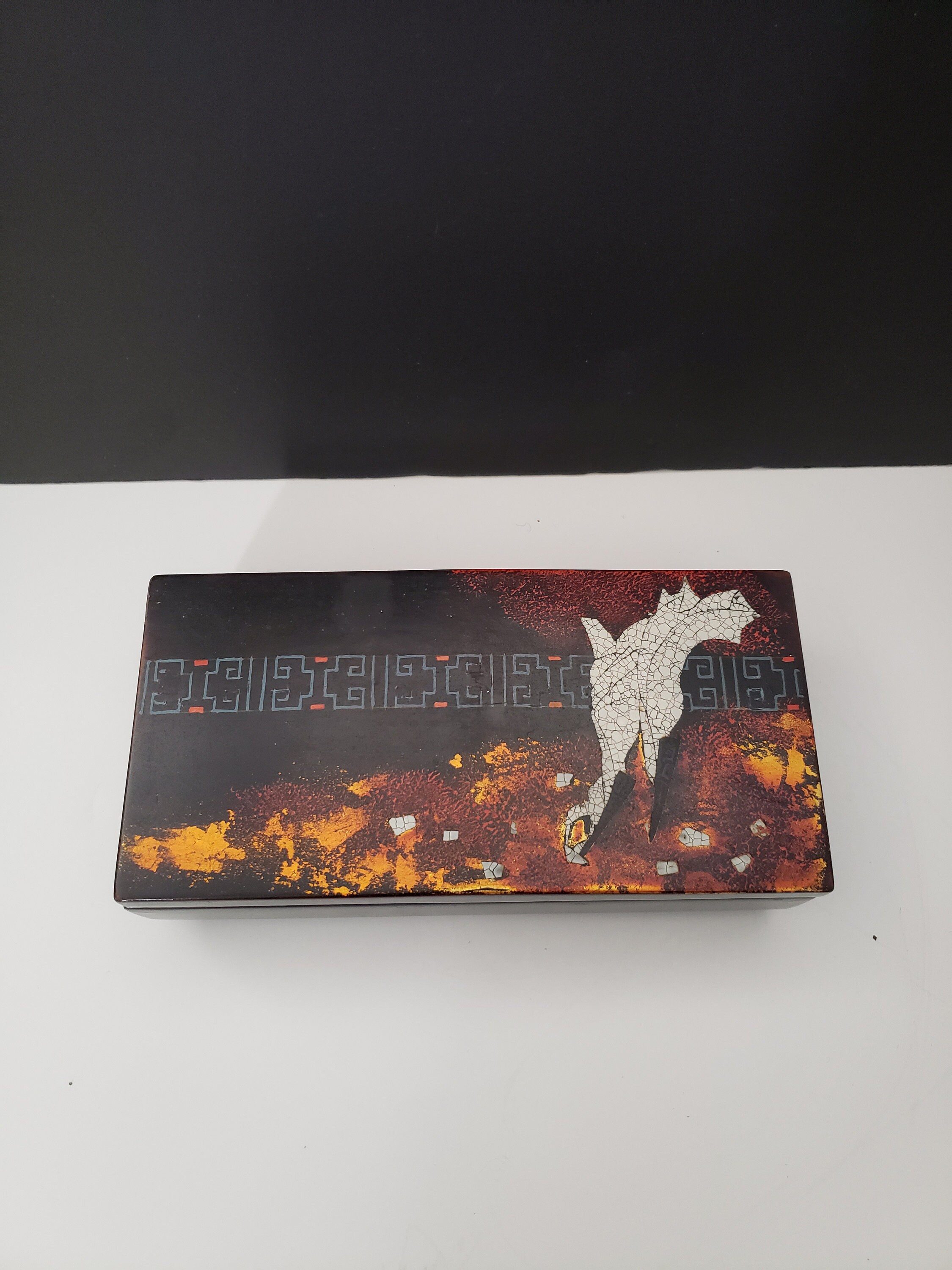 Vintage Signed Vietnamese Lacquer Box | Etsy