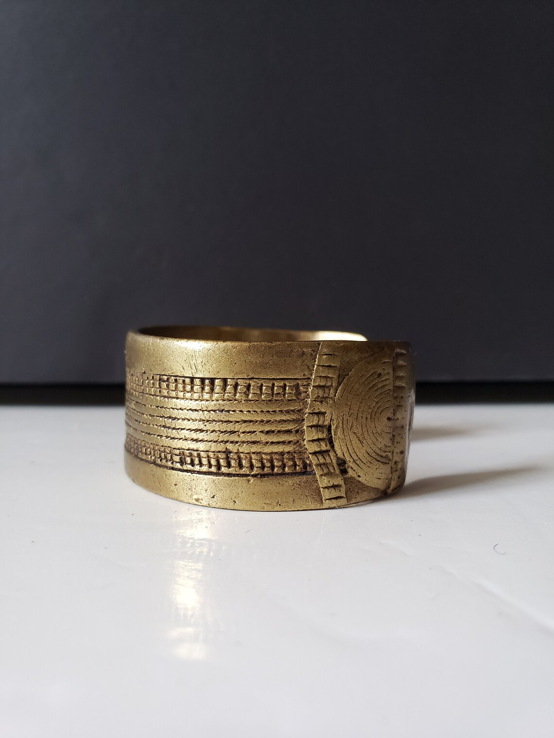Childs African Benin Bronze Bracelet | Etsy