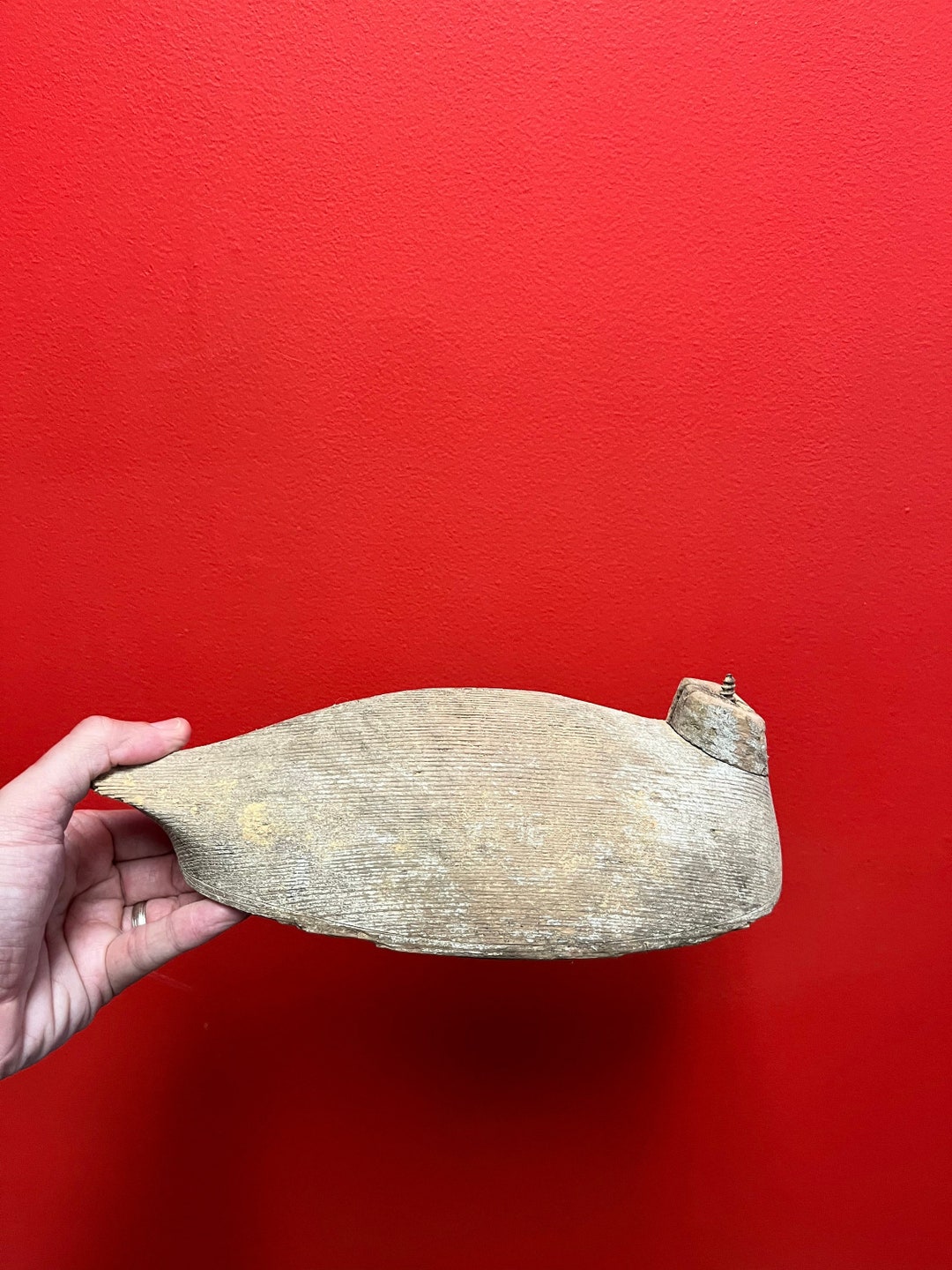 Oh My Johnny Boy, It’s a 1928 Signed Headless Duck Decoy From Sprout ...