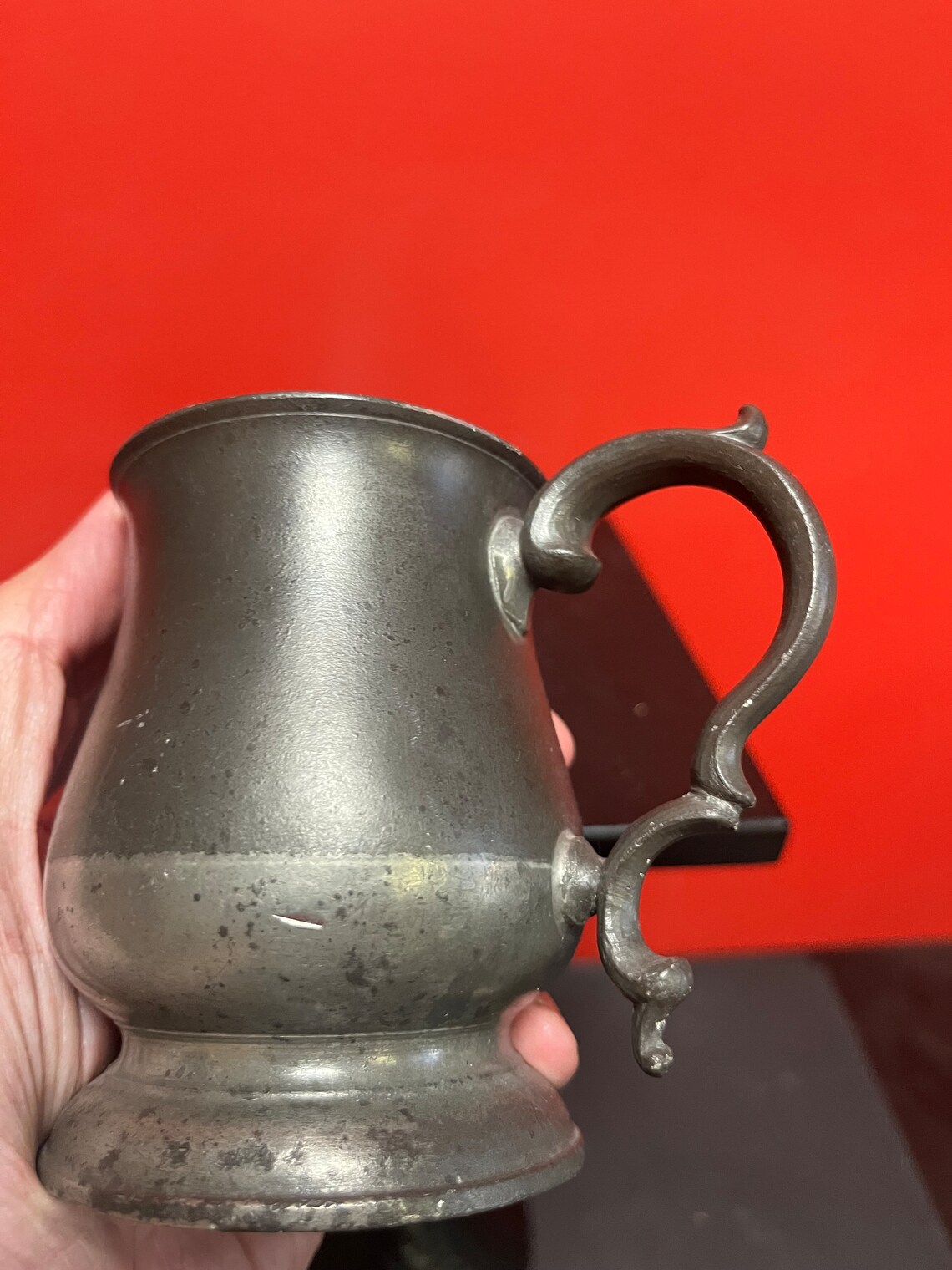 Antique 4 Inch High English Pewter Mug by James Yates — Lovely for ...