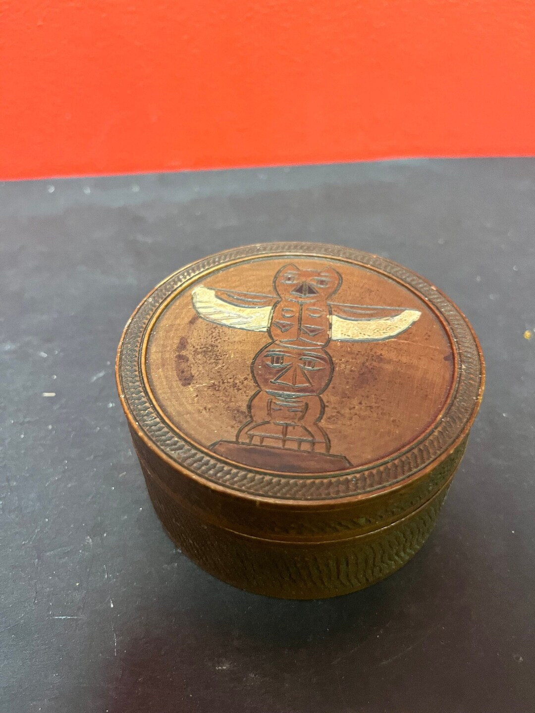 Lovely Antique 3 1/2 X 2” High Indigenous First Nations Pacific ...