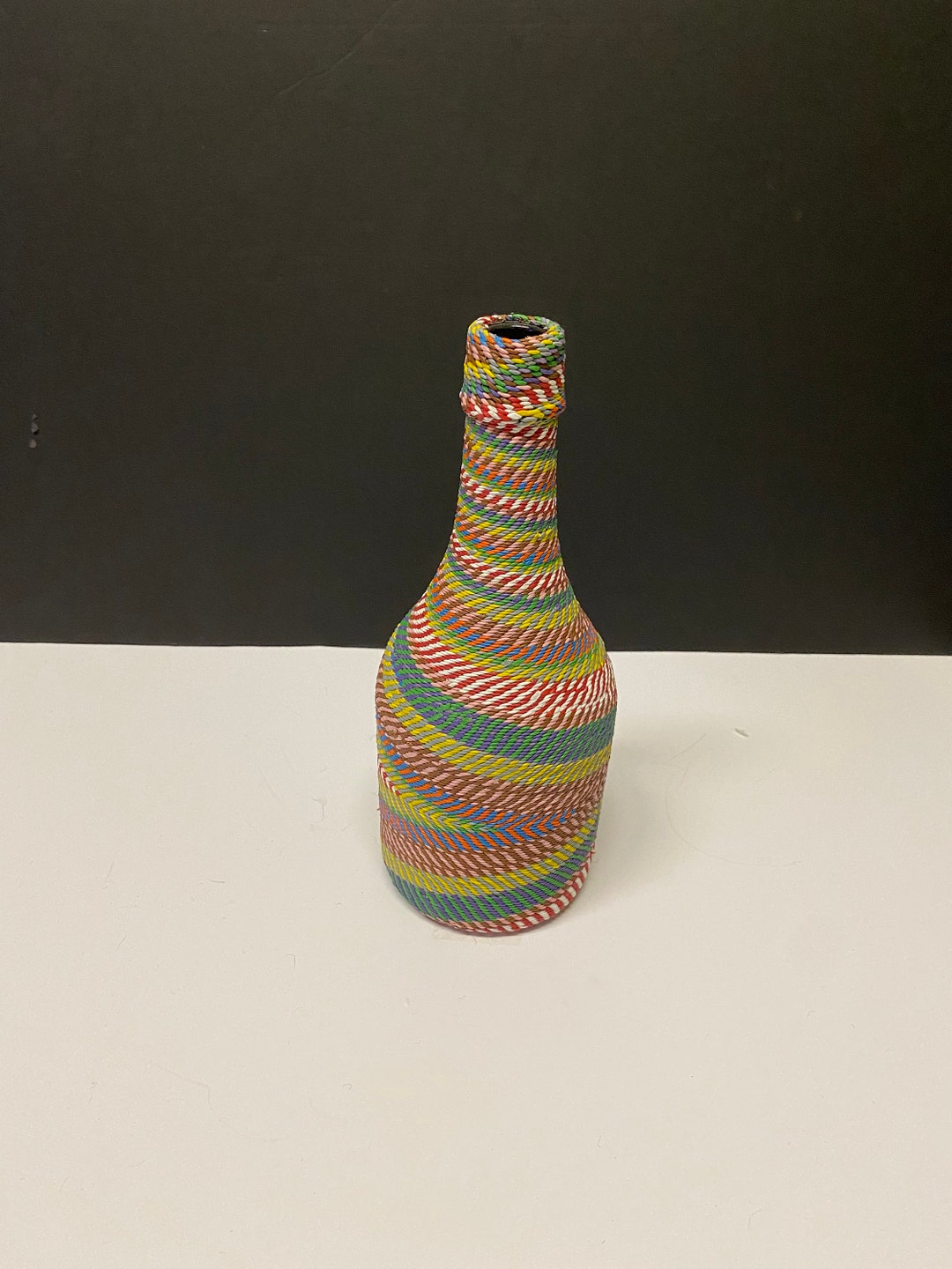Traditional Zulu Woven Beaded Bottle - Etsy