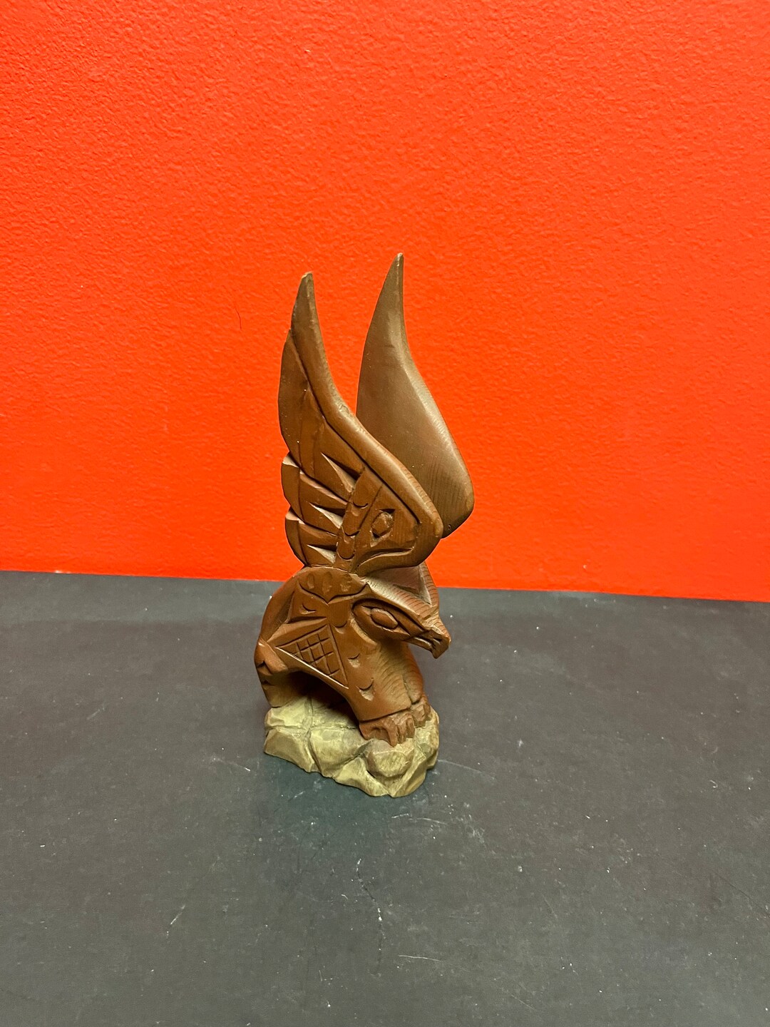 Lovely 8 Inch Tall Indigenous First Pacific Northwest Coast Eagle ...