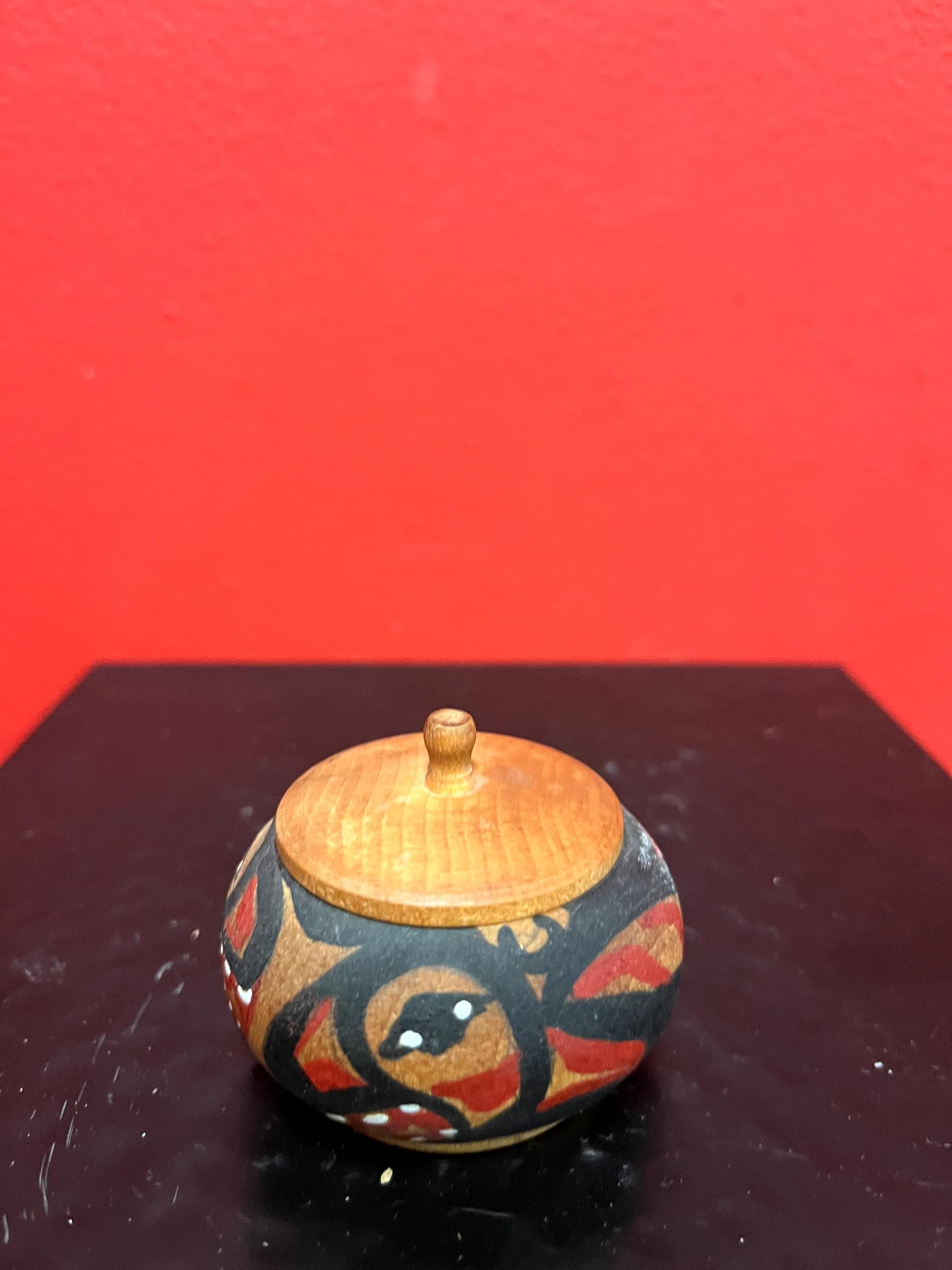 Indigenous First Nations Pacific Northwest Coast Painted Cedar Box ...