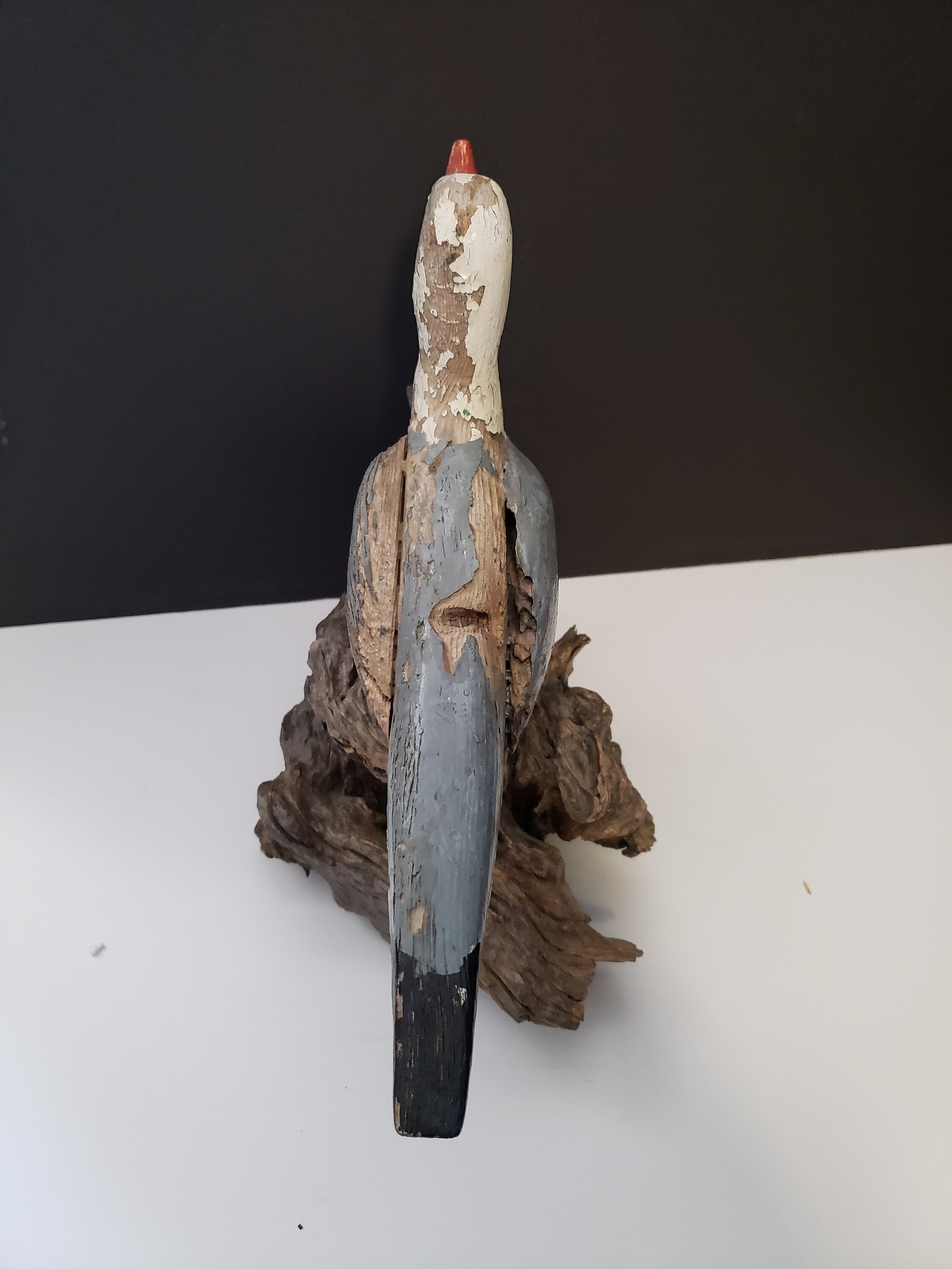 Rare Folk Art Seagull on Driftwood - Etsy