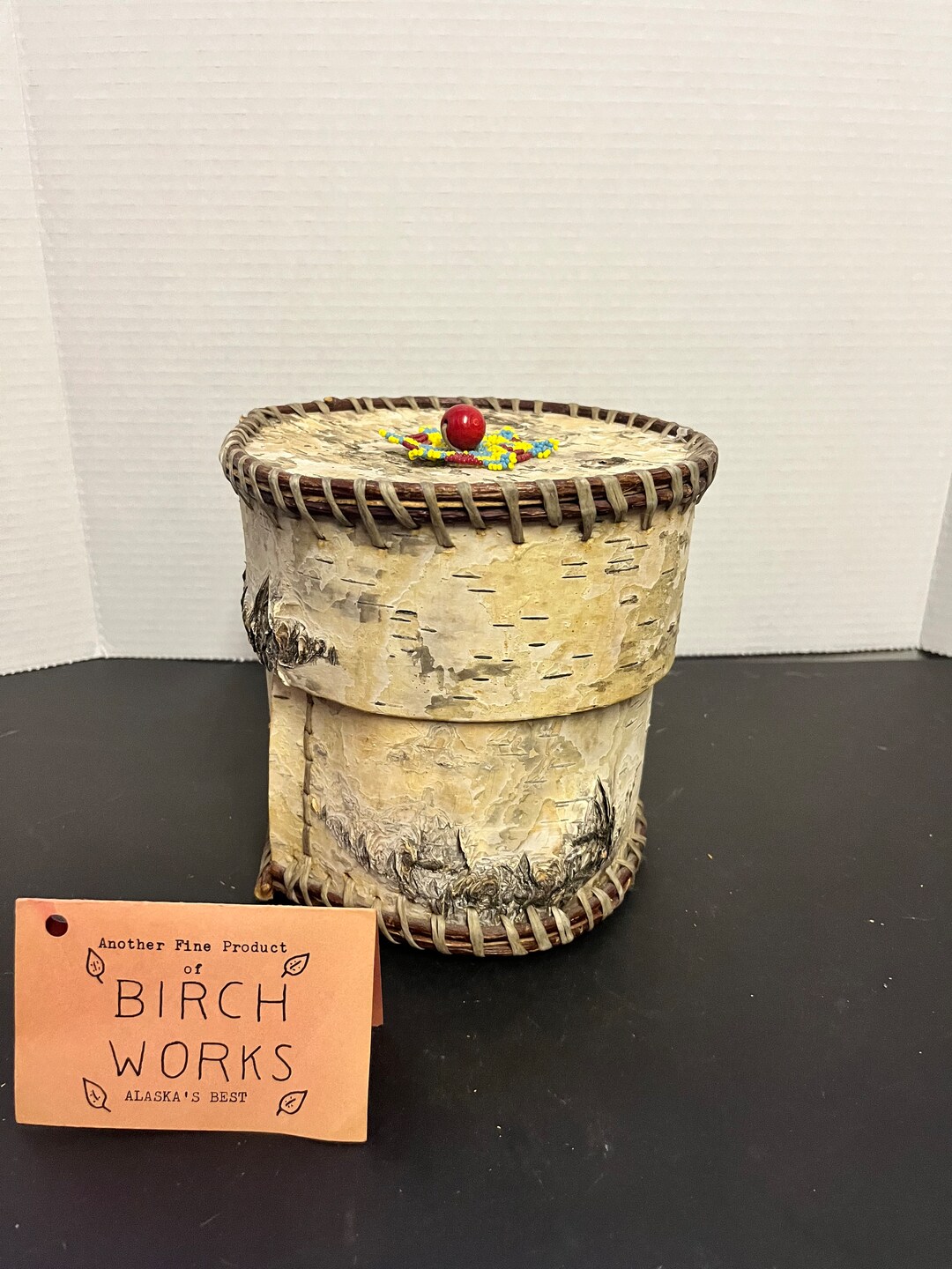Absolutely Fabulous 7 X 7” Authentic Alaskan Birch Bark Box With ...