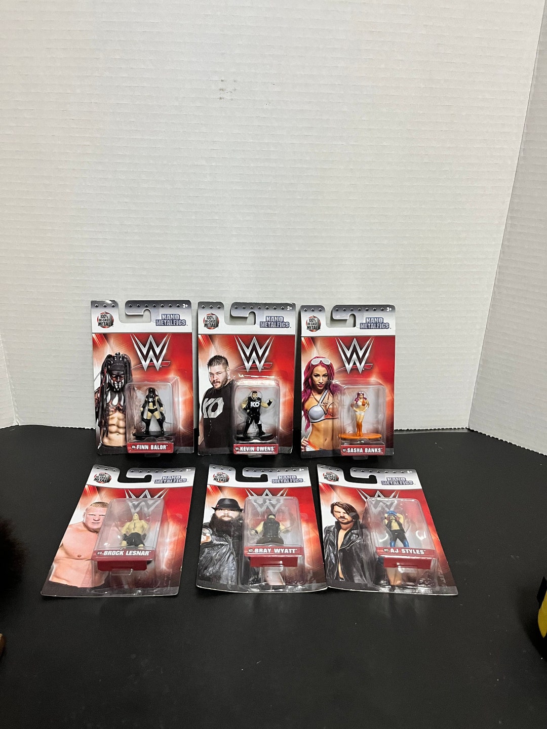 Fabulous Set of Six WWE Metal Diecast Figures of Current Popular Stars ...