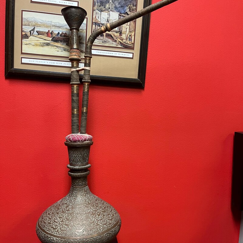 Antique Glass Hookah - Etsy