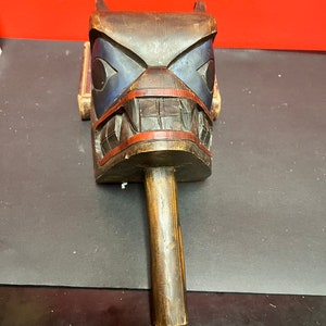 12 Inches Indigenous First Nations Pacific Northwest Coast Polychrome ...