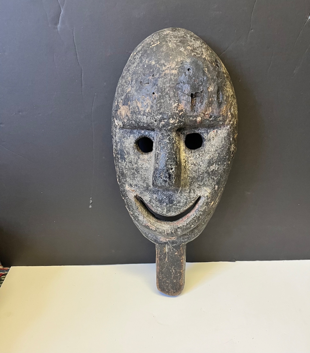 A Museum Quality Rare Oceanic Early 19th Century Mask With Amazing ...