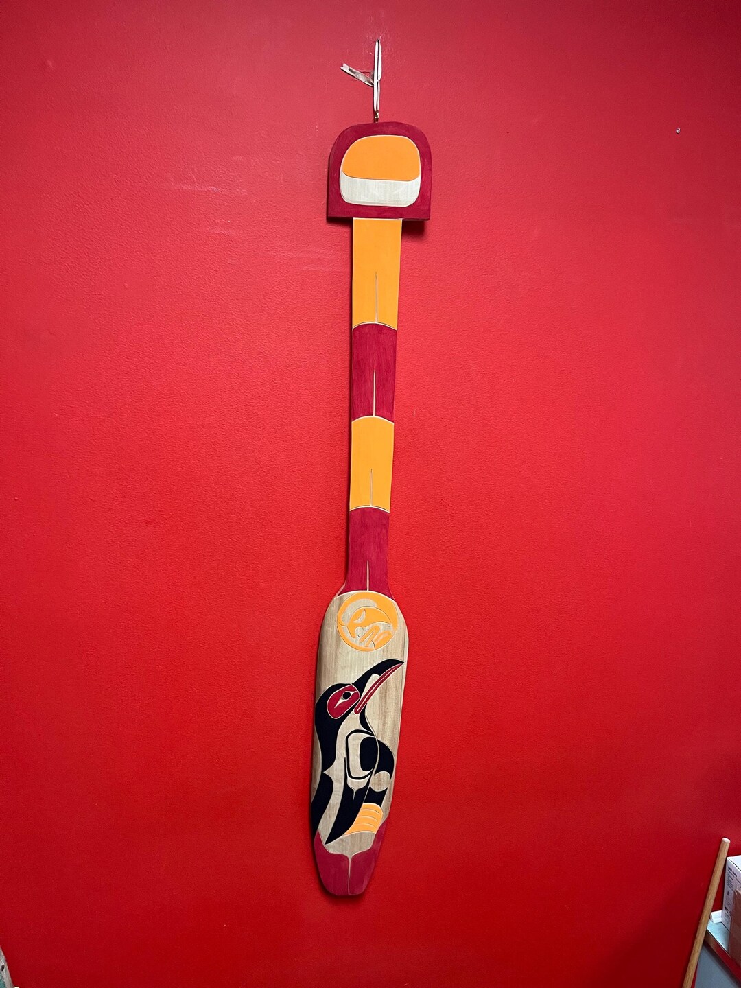 Tyrone Joseph Paddle Stunning 40 X 5 Wide Cedar Indigenous Northwest ...