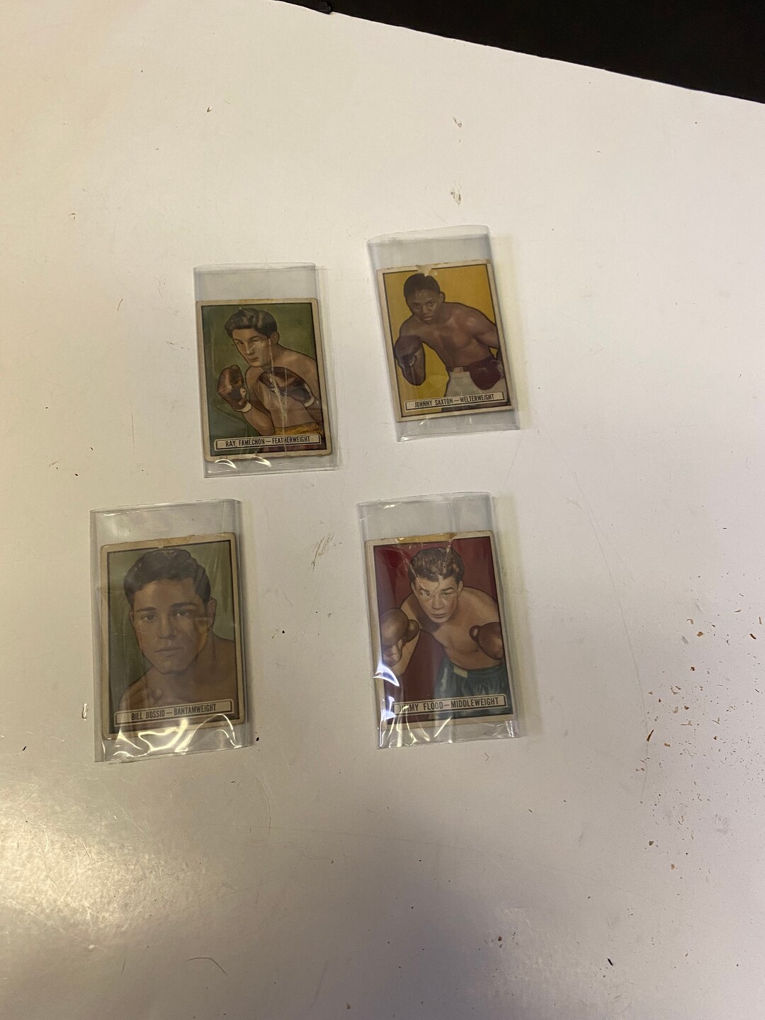 An Amazing Set up Four 1940s Ringside Boxing Cards — All Antique ...
