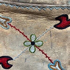 Early Indigenous Leather and Sewn Spices and Medicine Pouch — 18 X 9 ...