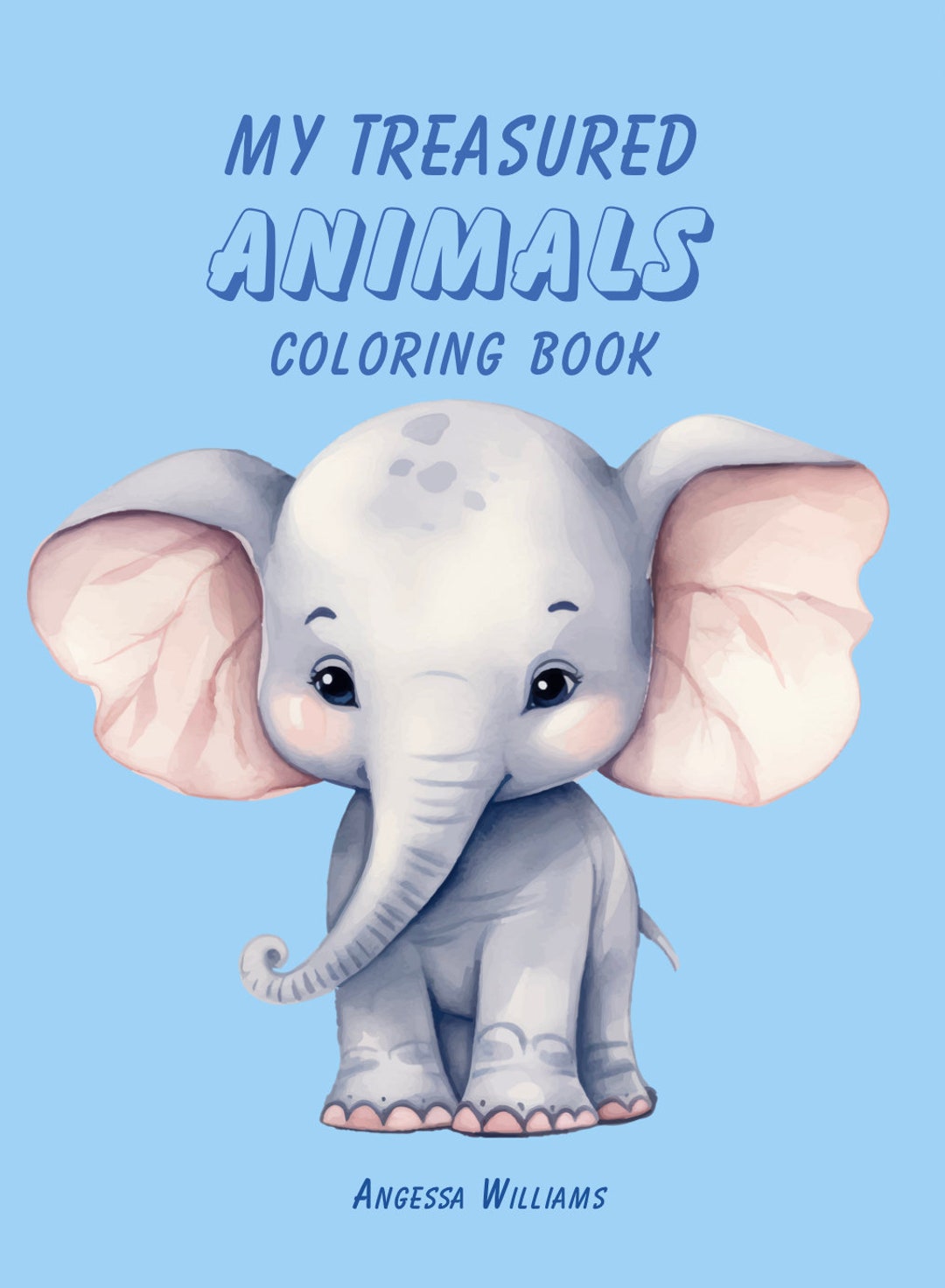 My Treasured Animals Coloring Book - Etsy