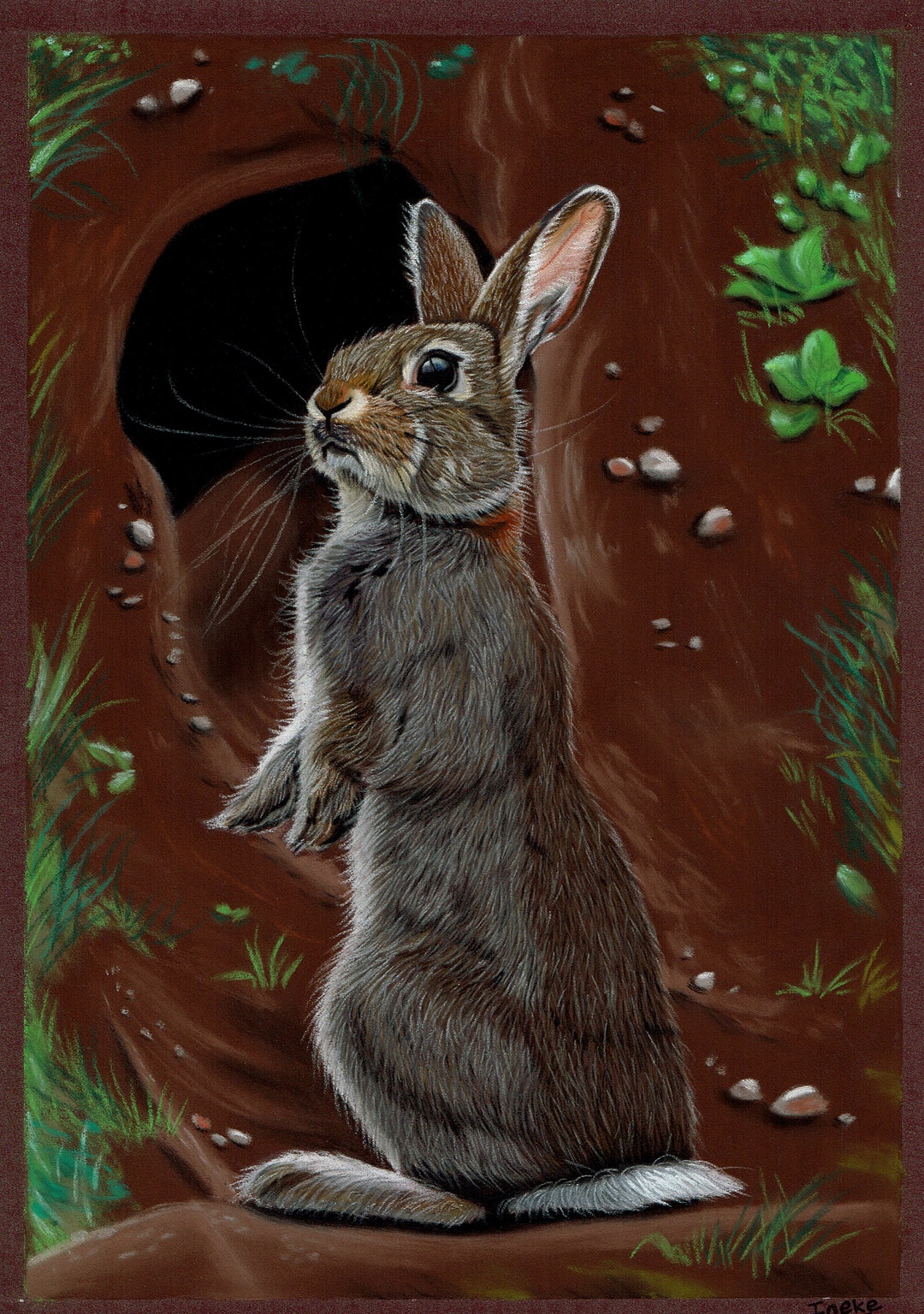 Fiver Watership Down Inspired A4 Art Print - Etsy