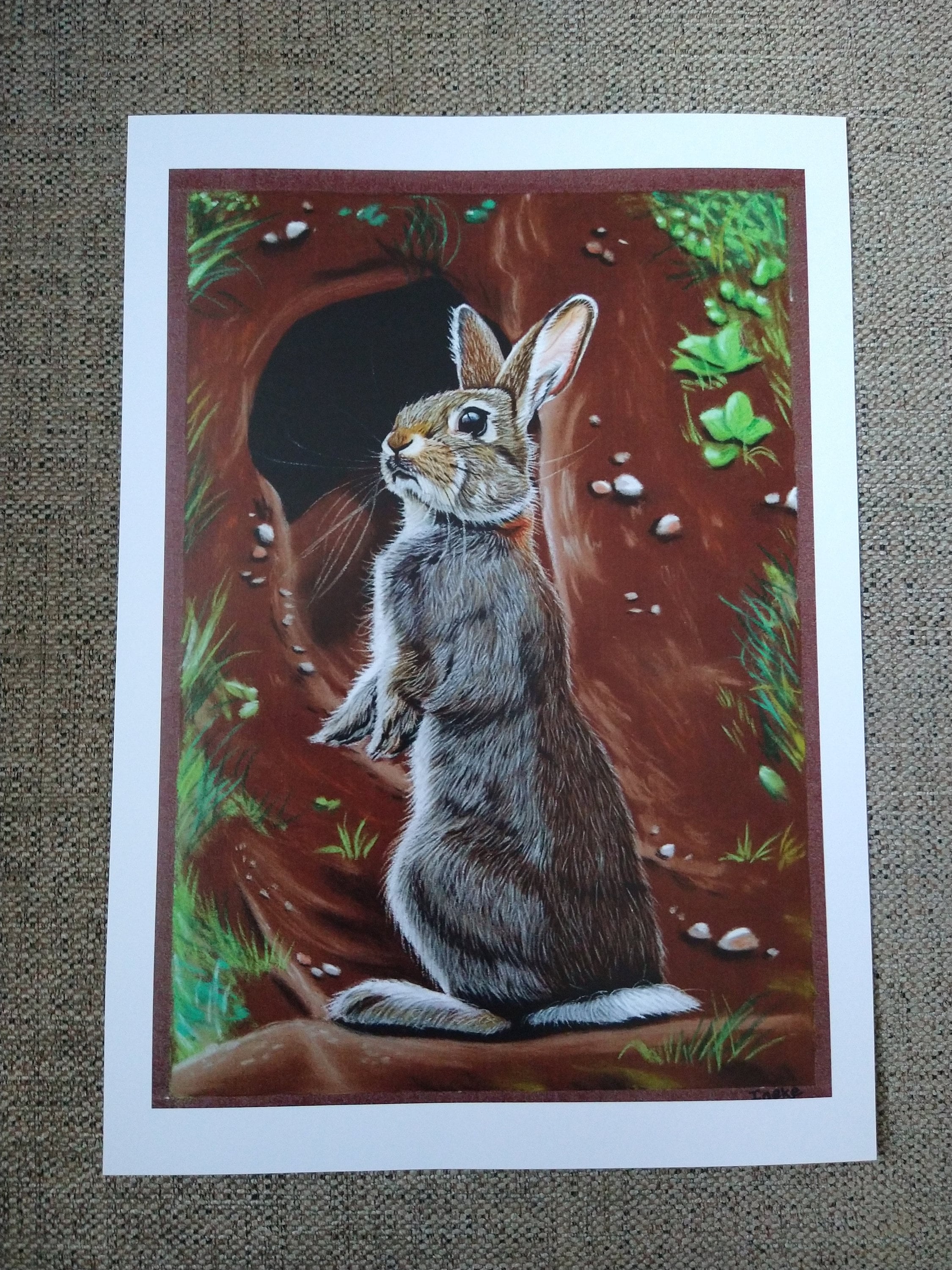 Fiver Watership Down Inspired A4 Art Print - Etsy