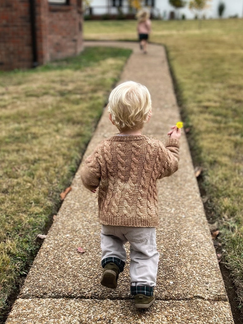 Oversized Cable Knit Sweater for Kids & Baby, the Sammy Sweater ...