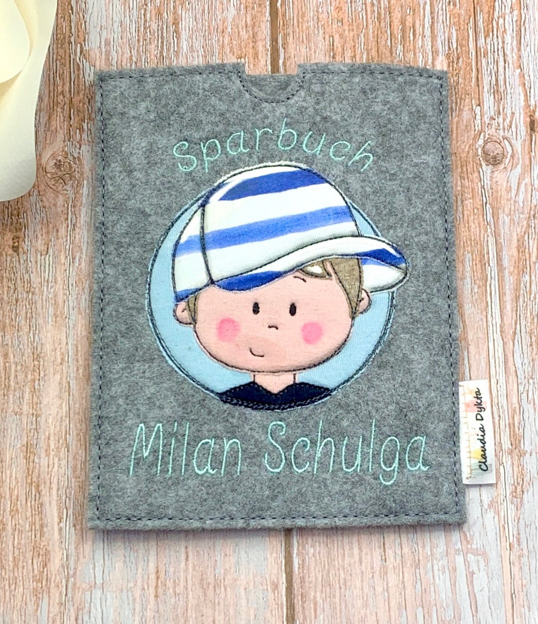 Boy's Passbook Cover Including Name Personalized - Etsy