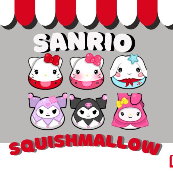 Squishmallow Twitch Emotes - Etsy