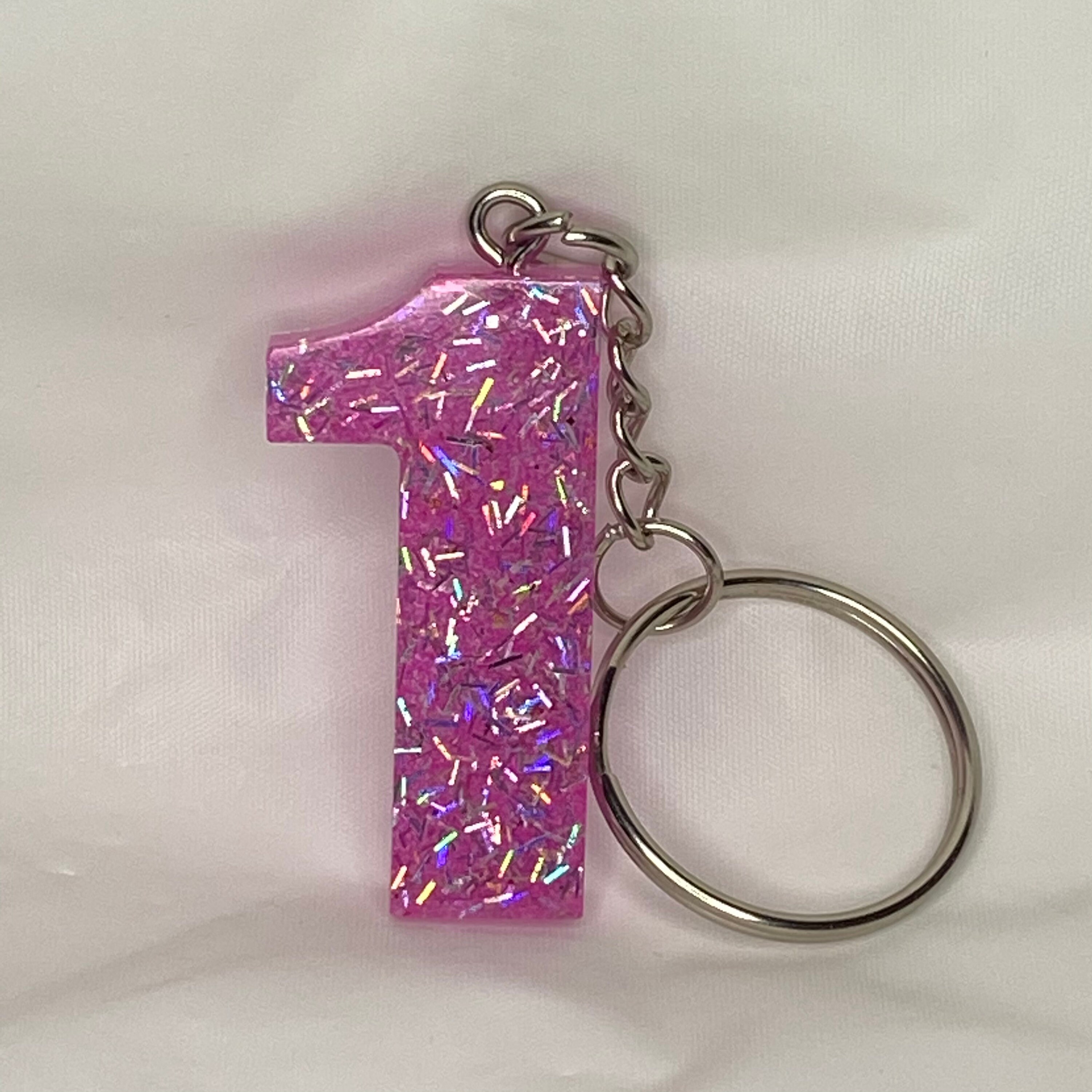 Number 1 one keychain | Etsy