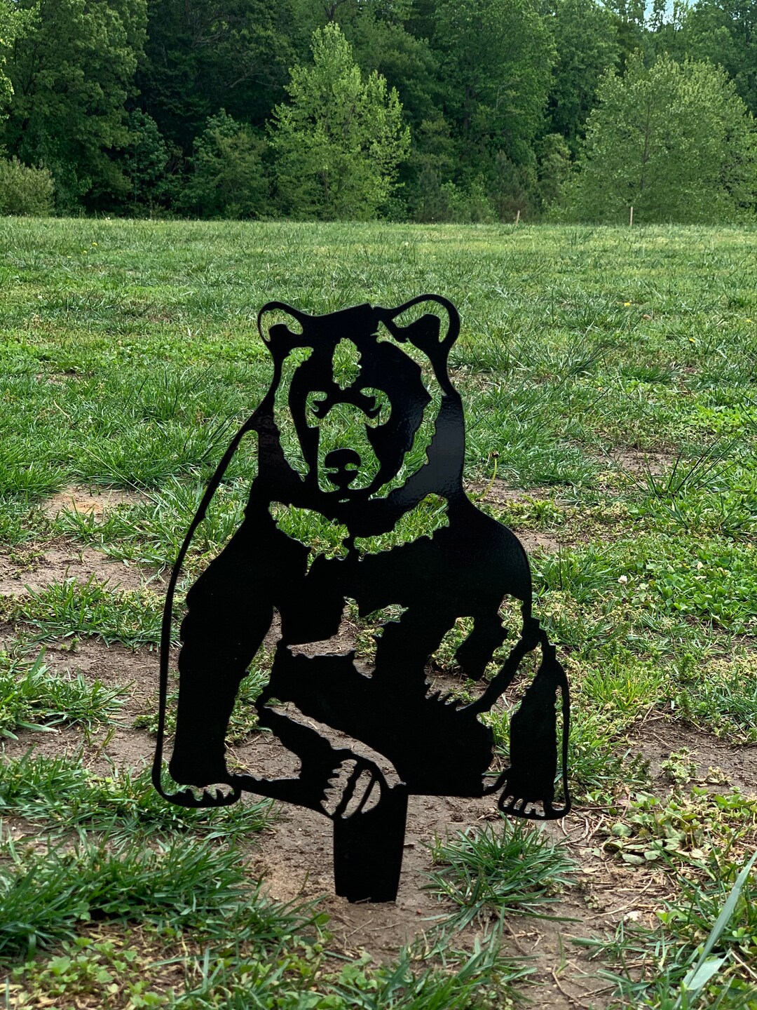 Bear Family Set of 3 Bears. All Aluminum With Your Choice of Color. - Etsy