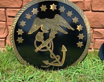 United States Marines Metal Wall Art Logo - Etsy