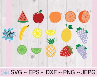 Fruit Dxf Eps Png - Etsy