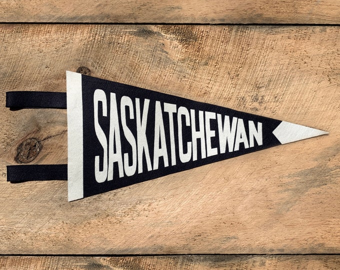 Canadian Province Pennant | SASKATCHEWAN | Felt Pennant Flag Banner ...