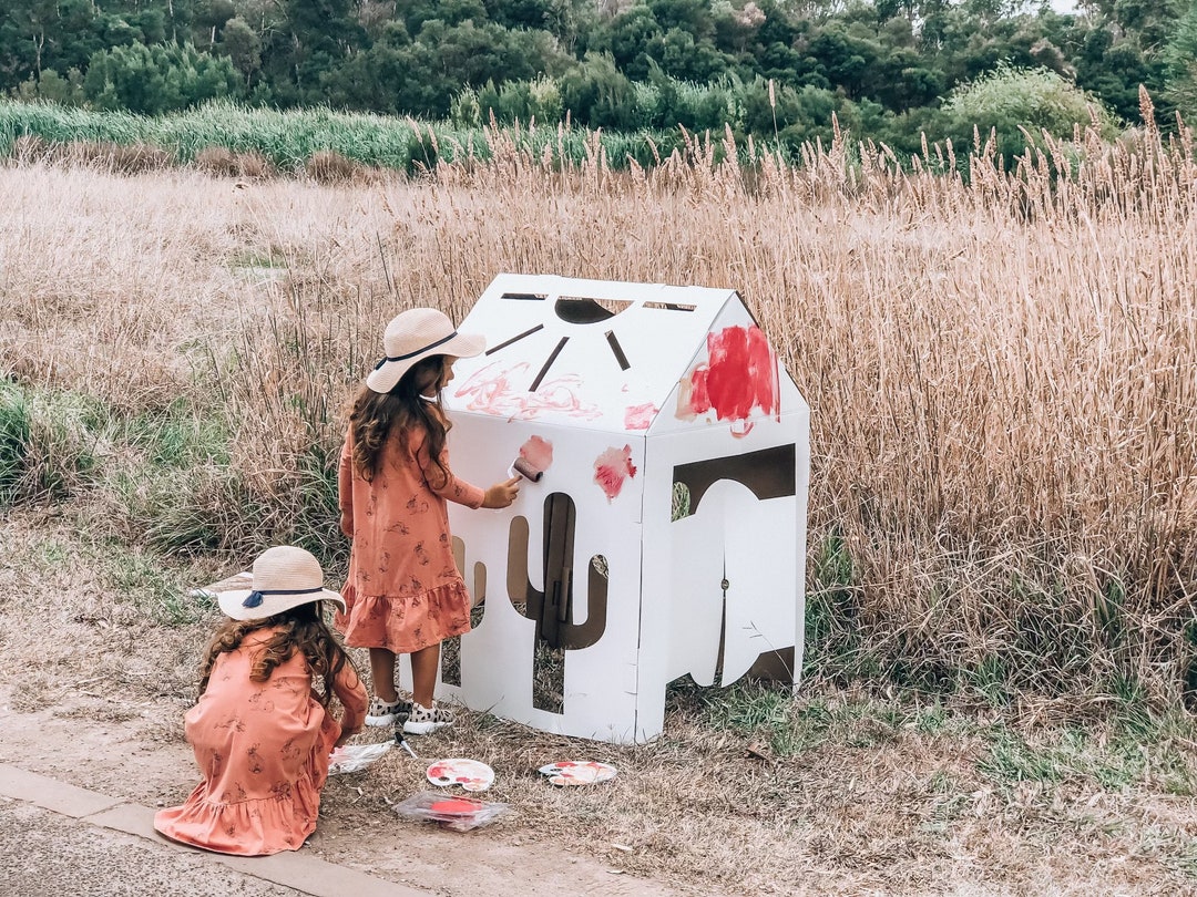 Children's Cubby, Cardboard Cubby, Cubby House, Kids Cubby House ...