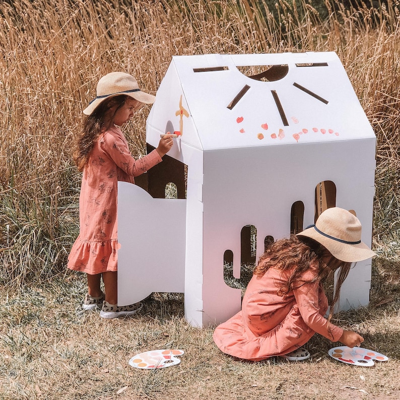 Children's cubby, cardboard cubby, cubby house, kids cubby house ...