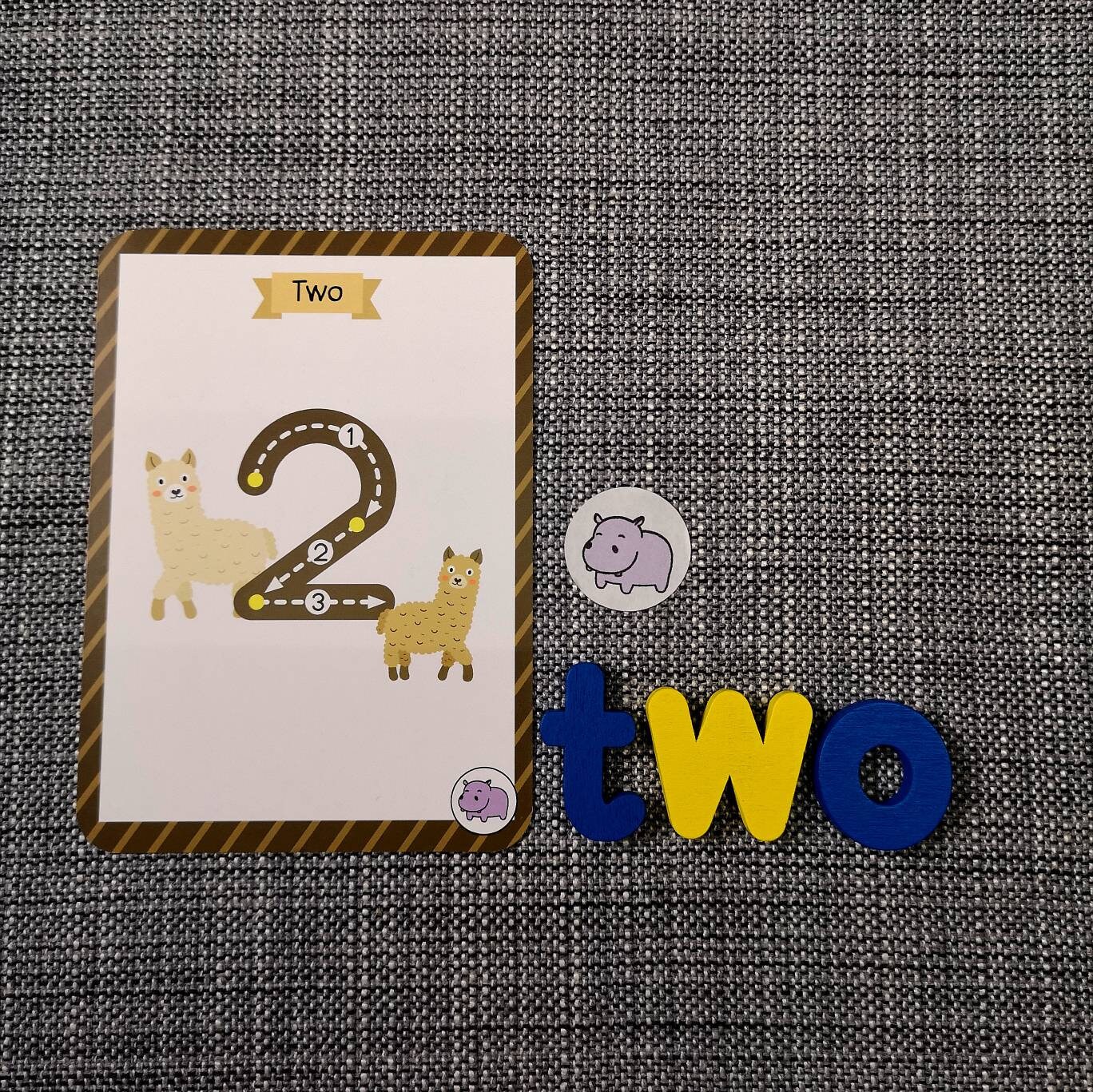 NUMBERS Flashcards 1 to 20 Numeracy Tasks on the Back of - Etsy