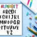 Alphabet Learning Chart, A to Z Poster, Alphabet Printable Chart ...