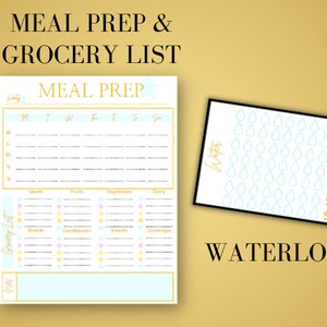 Beautiful Planner and 12 Month Calendar Organized Printable - Etsy