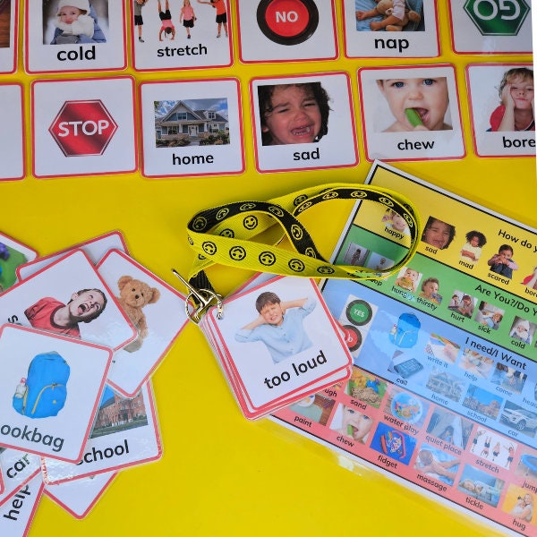 Autism Communication Cards, Visual Aid for Speech Delay (printable) - Etsy