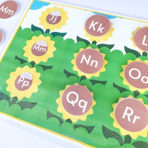 Alphabet Busy Sheet, Printable Learning Activity, Letter Matching ...