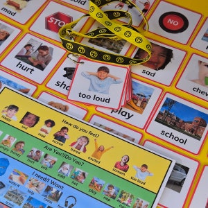 Visual Communication Cards for Nonverbal and Speech Delay Children ...