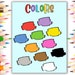 Toddler Learning Chart, Printable Colors Poster, Educational Posters ...