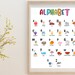 Alphabet Chart With Pictures, A to Z Letters, Alphabet Sound Chart ...