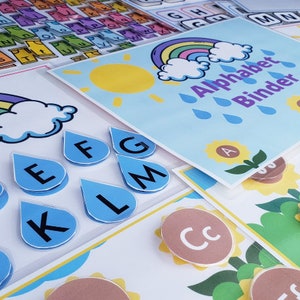 Alphabet Busy Binder, Learning Binder, ABC Book, Educational Activities ...