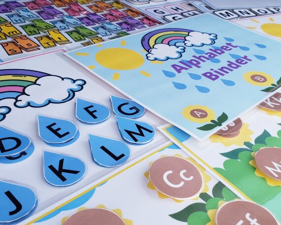 Alphabet Busy Binder, Learning Binder, ABC Book, Educational Activities ...