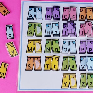 Homeschool Resourse, Alphabet Matching Printable, Uppercase and ...