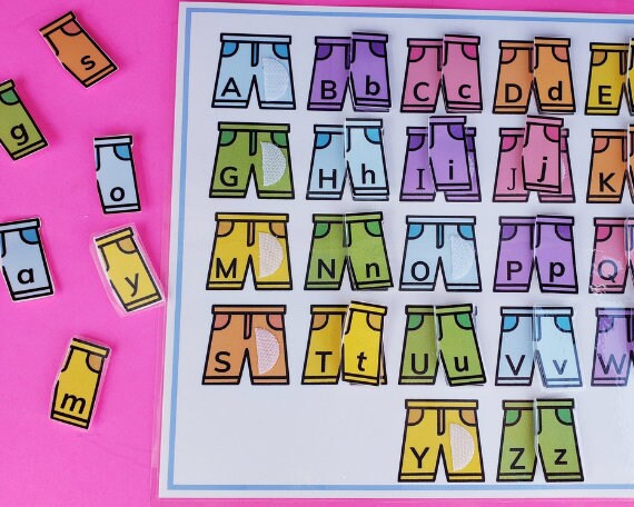 Homeschool Resourse, Alphabet Matching Printable, Uppercase and ...