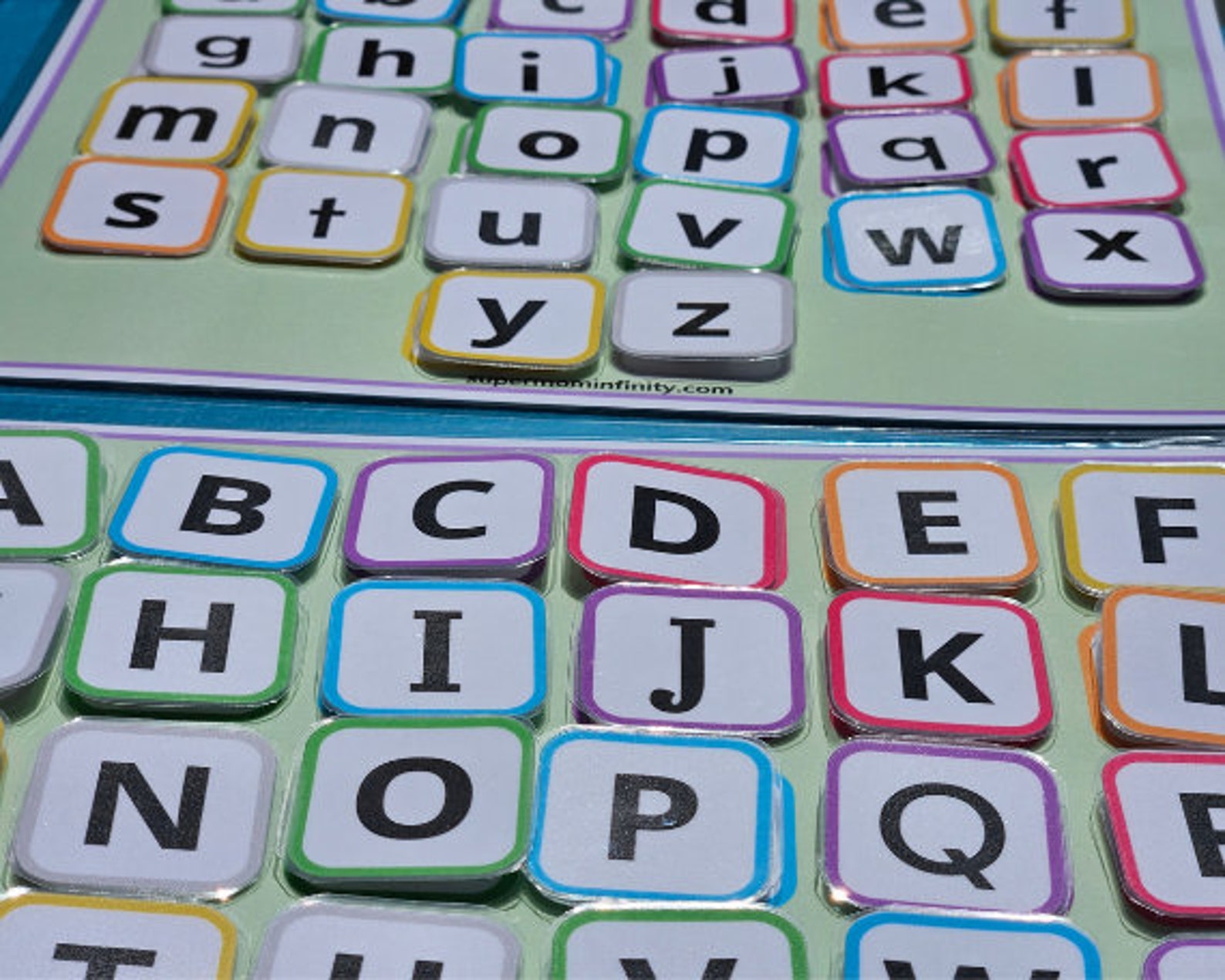 Uppercase and Lowercase Alphabet Matching, Alphabet Learning Activity ...