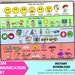 Autism Visual Communication Chart and 51 Communication Cards, Preschool ...